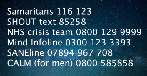 Mental health crisis helplines – Depression Xpression